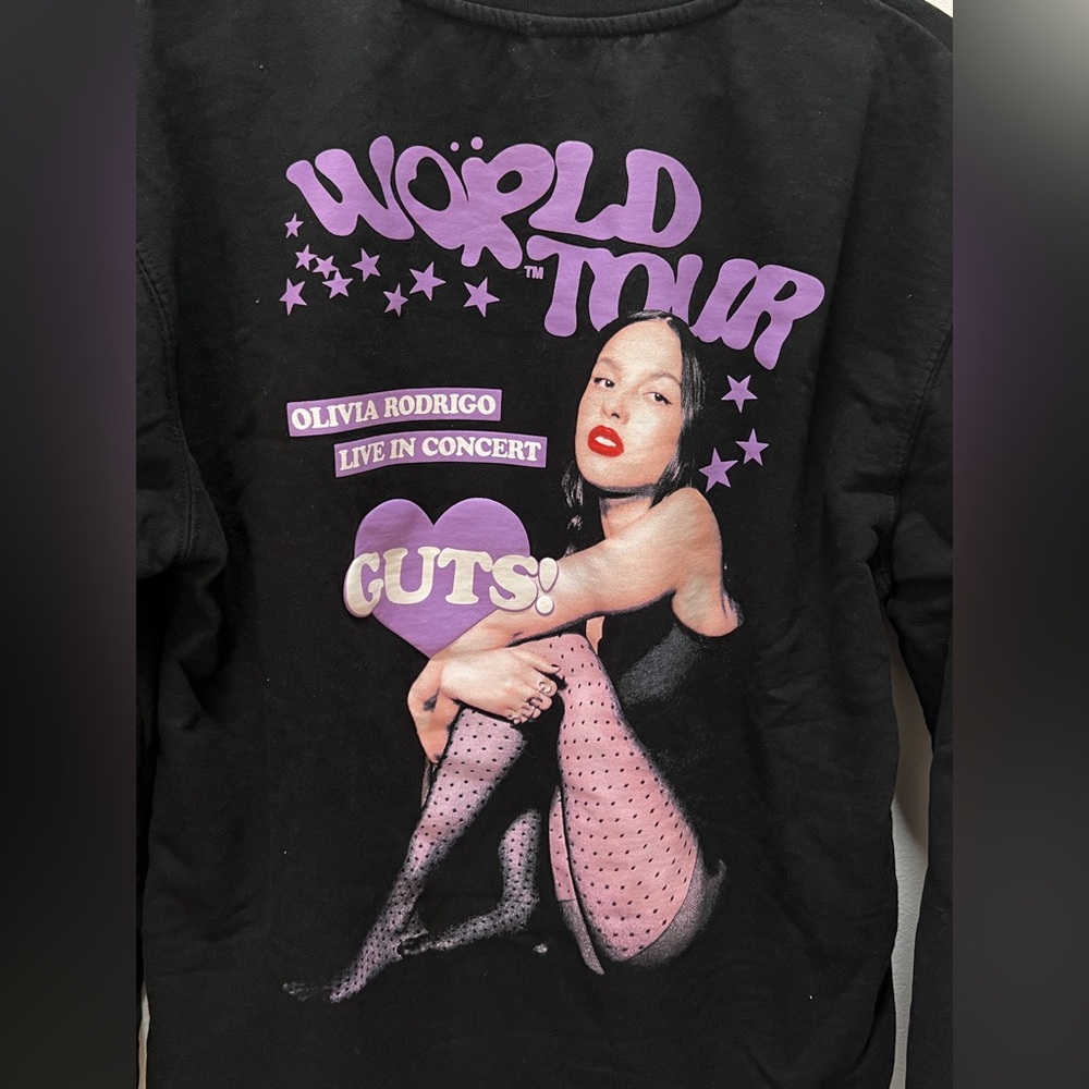 Olivia Rodrigo Guts World Tour Crewneck - Gem
